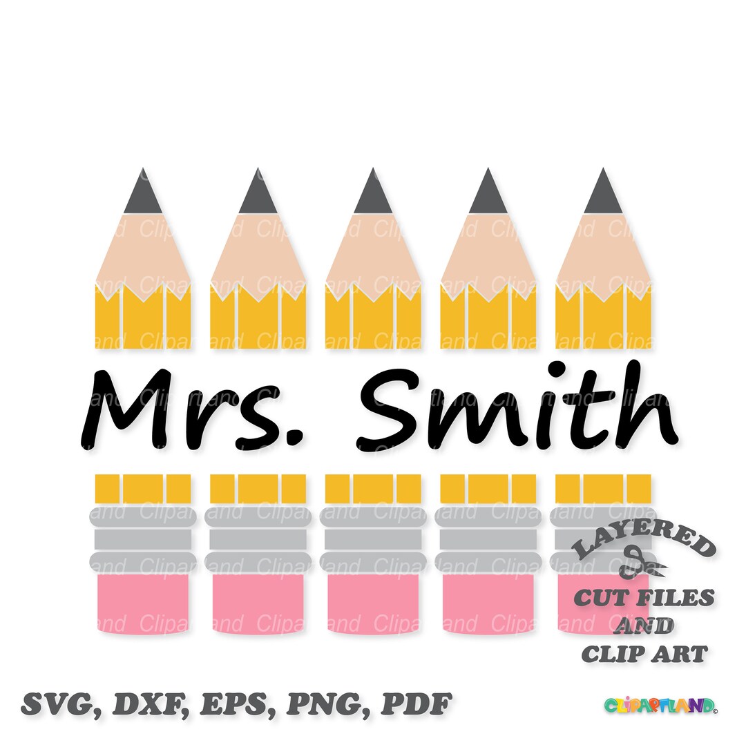 INSTANT Download. Pencil Split Monogram Svg Cut File. Cpm_1. Personal ...
