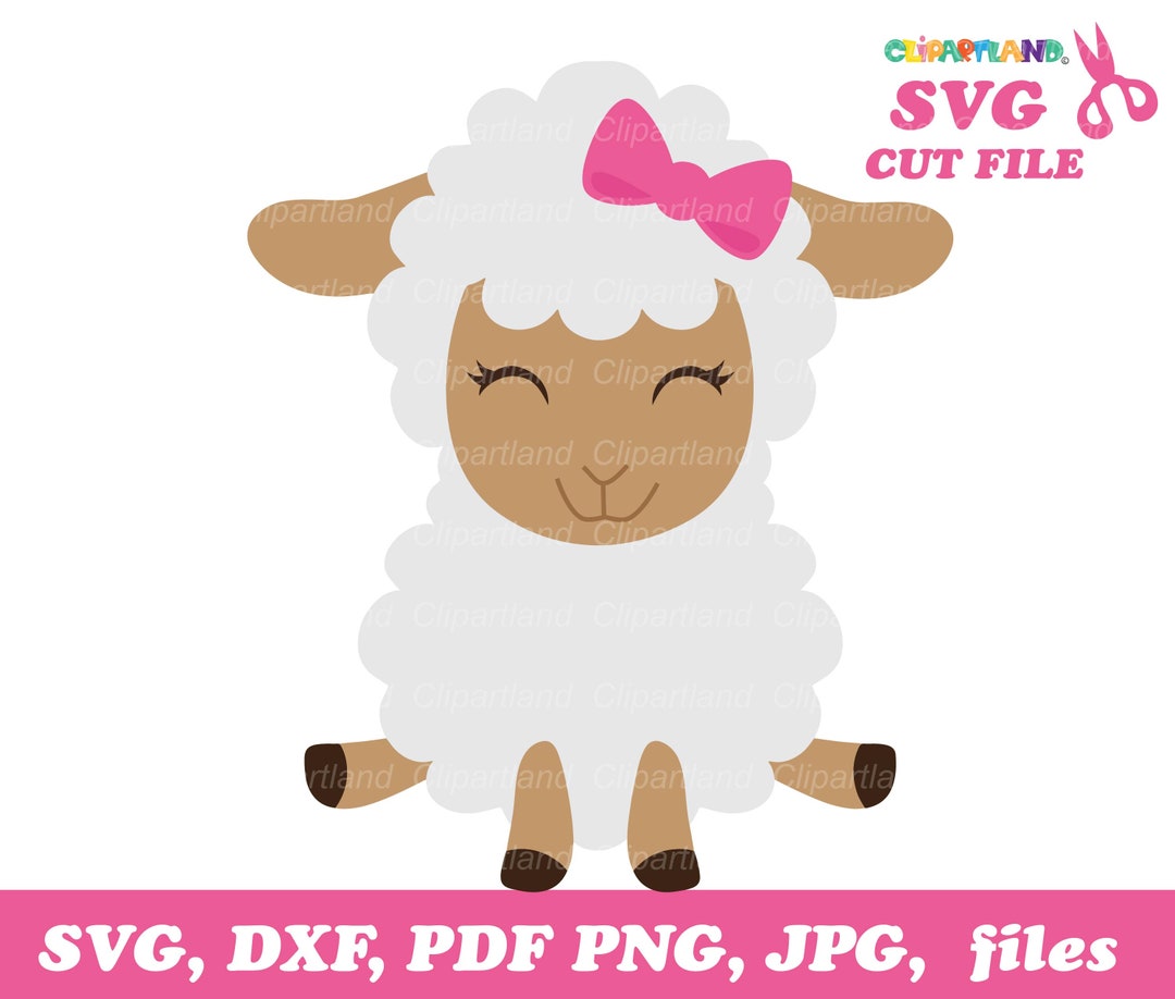INSTANT Download. Cute Sheep Svg Cut File. Sheep Clip Art. Csh_3 ...
