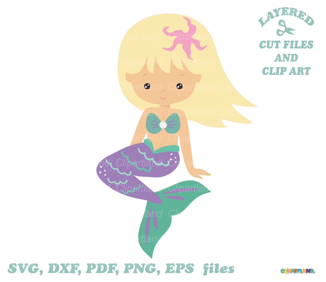 INSTANT Download. Mermaid Svg Cut Files. Cm_10. Personal and Commercial ...