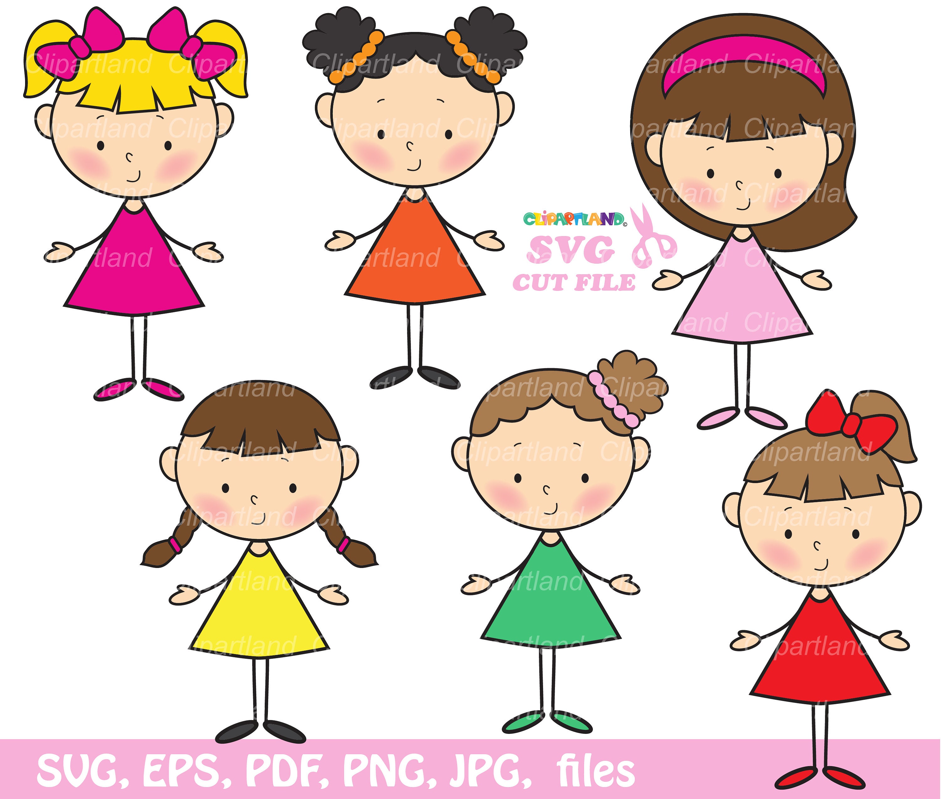 Woman Stick Figure Clip Art