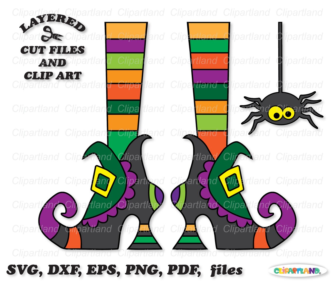 INSTANT Download. Funny Witch Feet Svg Cut File and Clip Art. - Etsy