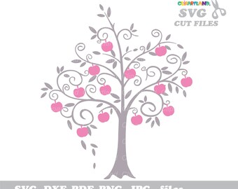 Curly Tree Svg - Etsy