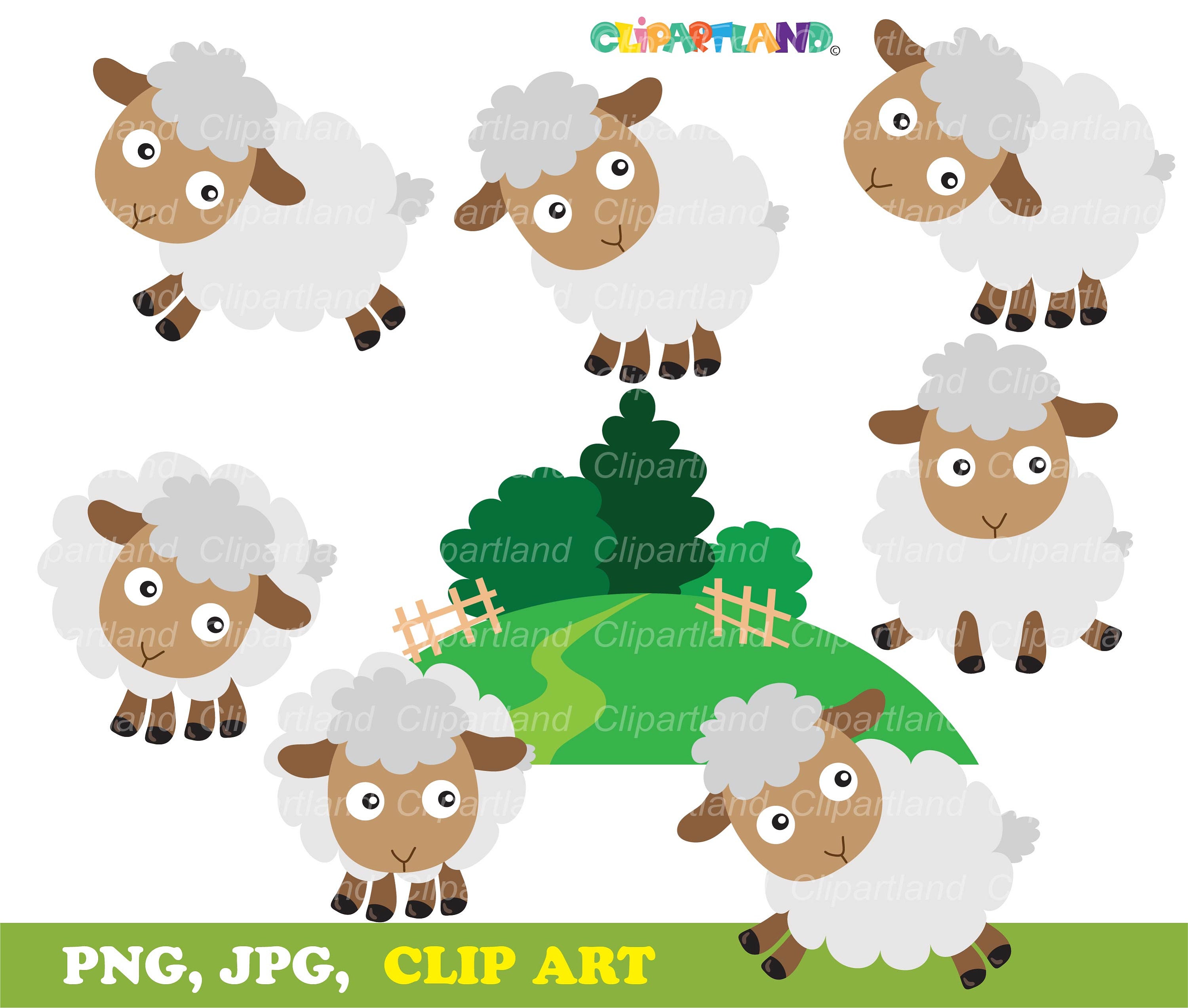 Lamb Cartoon Clipart