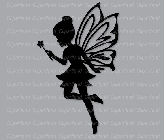 Flying Fairy Outline