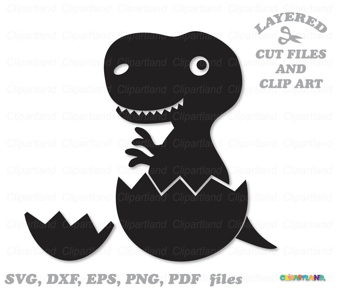 Baby T-rex Dinosaur SVG, Cut File & Clipart (digital Download) - Etsy