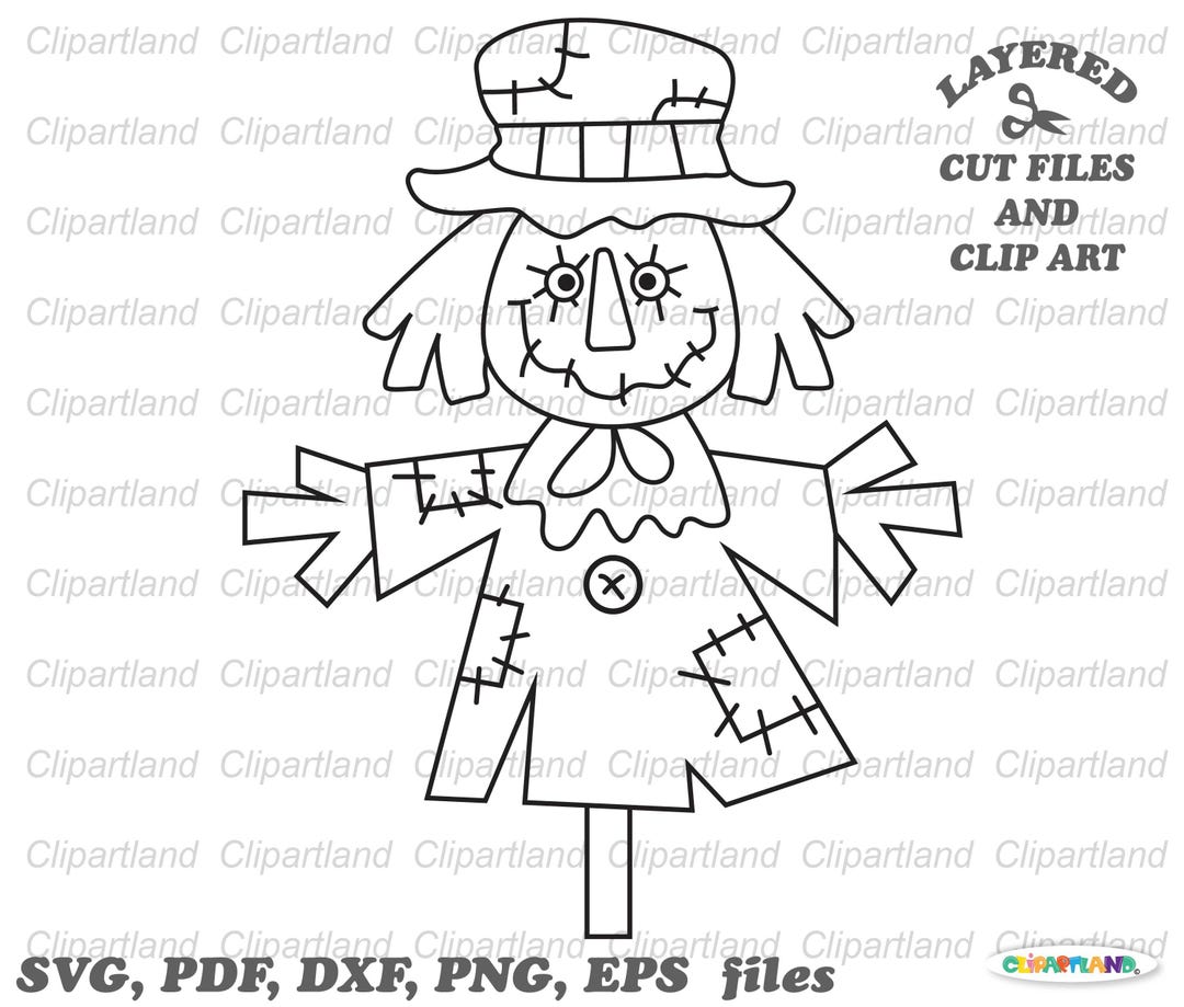 INSTANT Download. Scarecrow Cut Files and Clip Art. Personal and ...