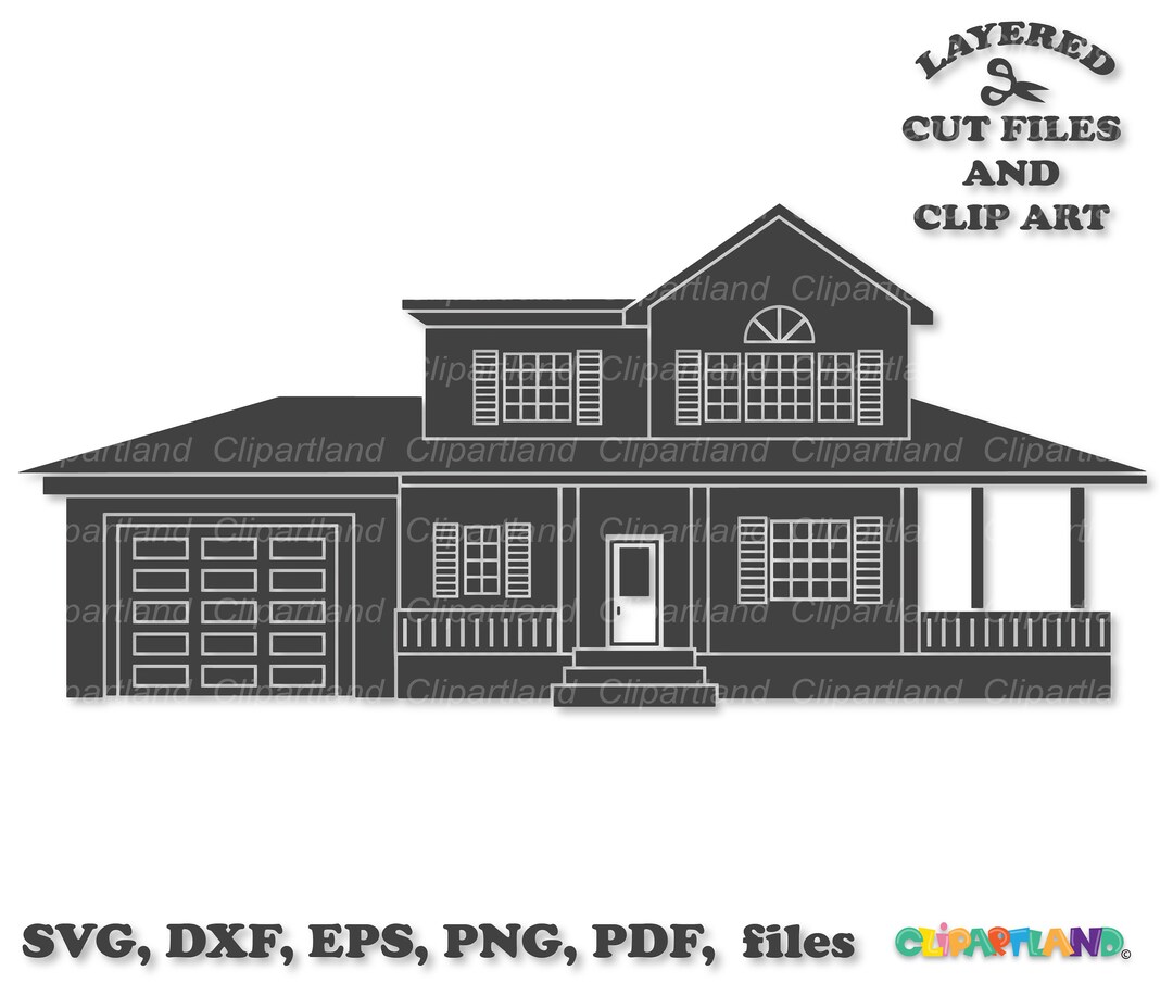 INSTANT Download. House Svg Cut File and Clip Art. H_2. Personal and ...