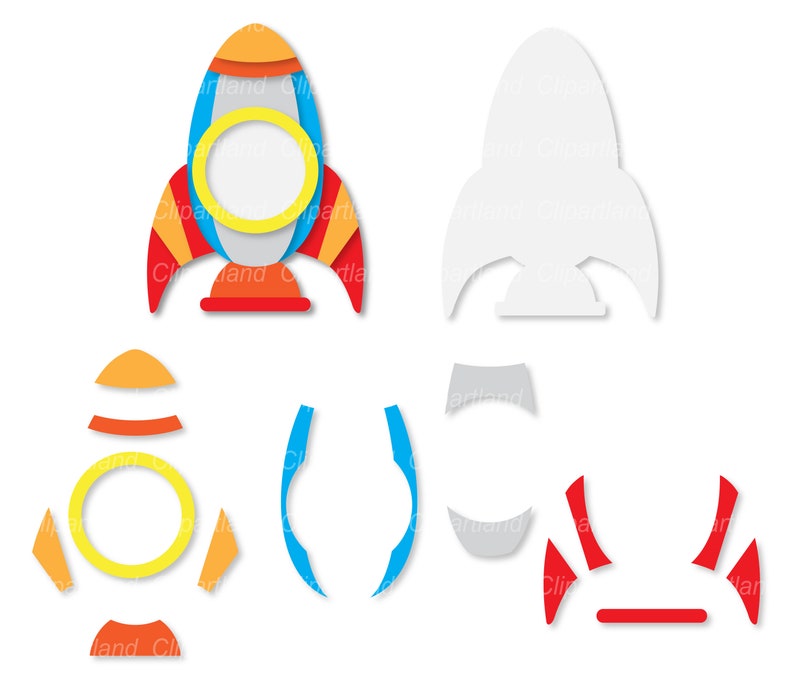 INSTANT Download. Rocket Border Svg Cut File and Clip Art. - Etsy