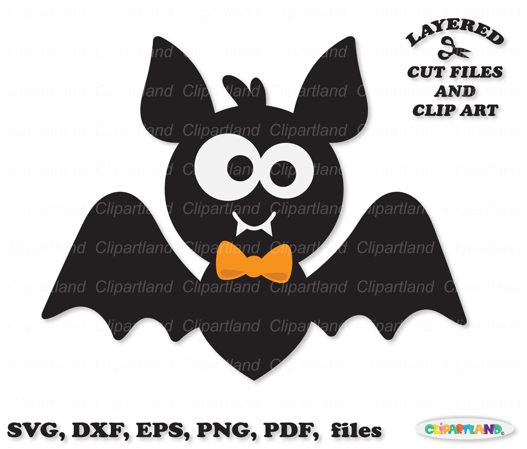 INSTANT Download. Cute Halloween Vampire Bat Svg Cut Files and Clip Art ...