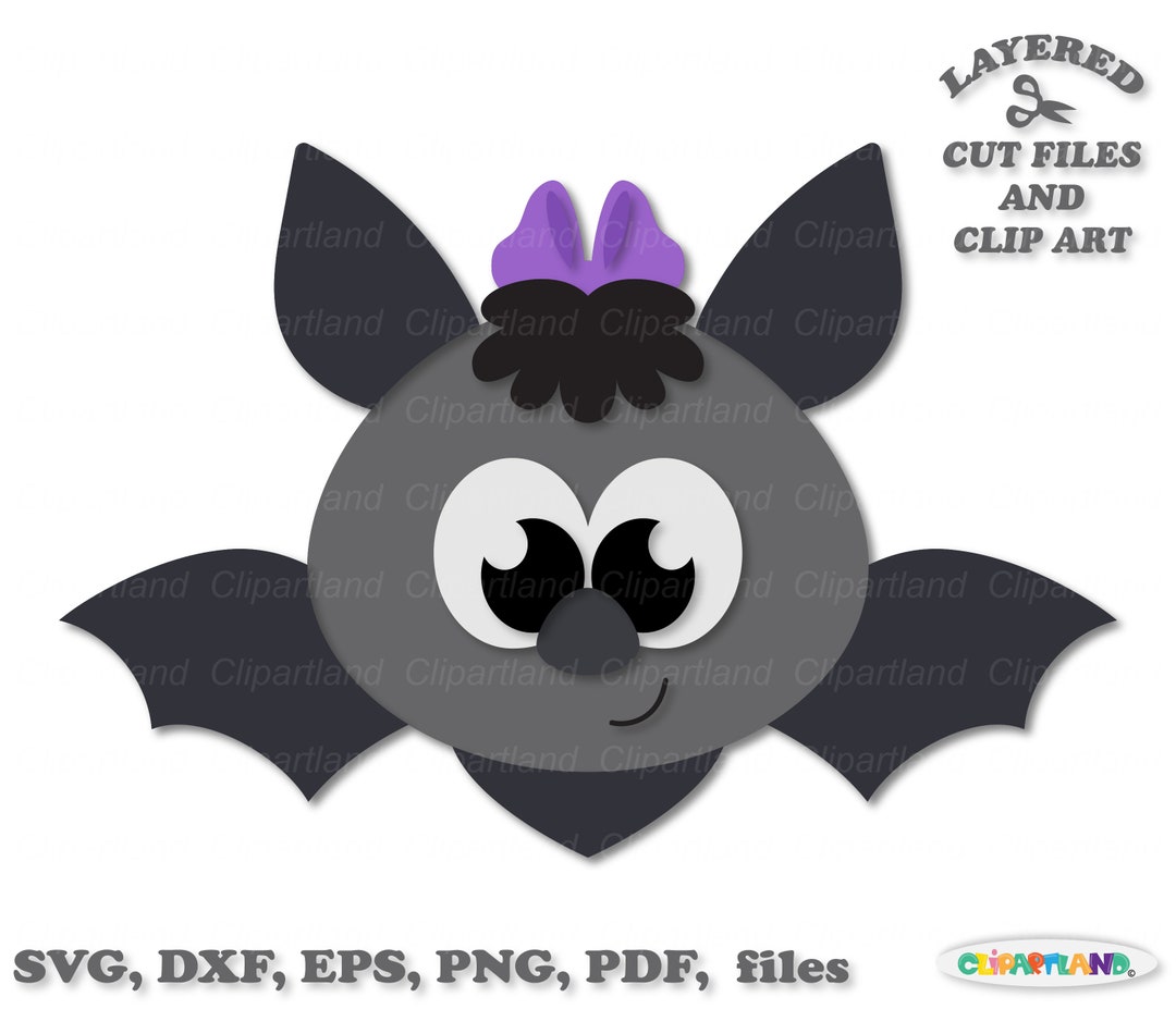 INSTANT Download. Cute Halloween Vampire Bat Cut Files and Clip Art. B ...
