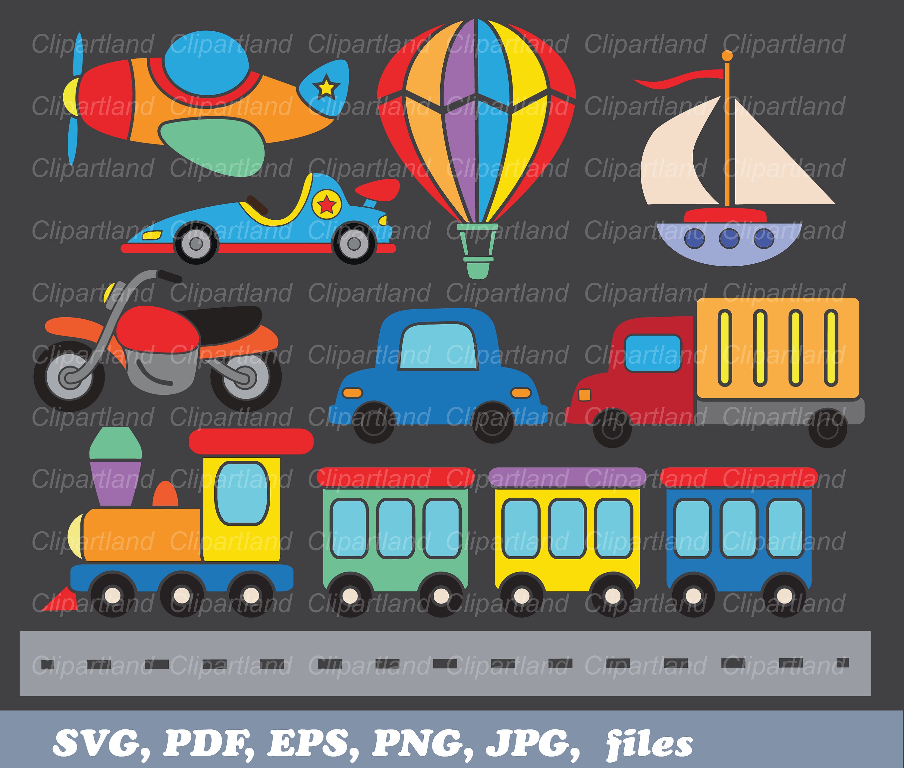 INSTANT Download. Transport Svg Cut Files. Ct_1. Personal and - Etsy