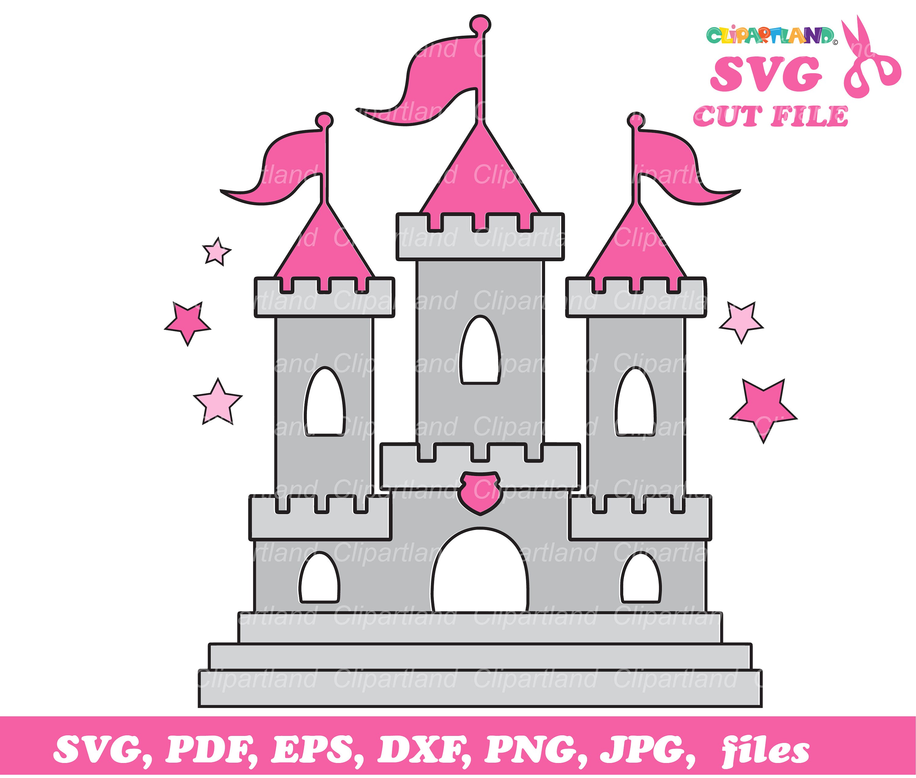 INSTANT Download. Medieval castle svg cut file. Cca_4. | Etsy