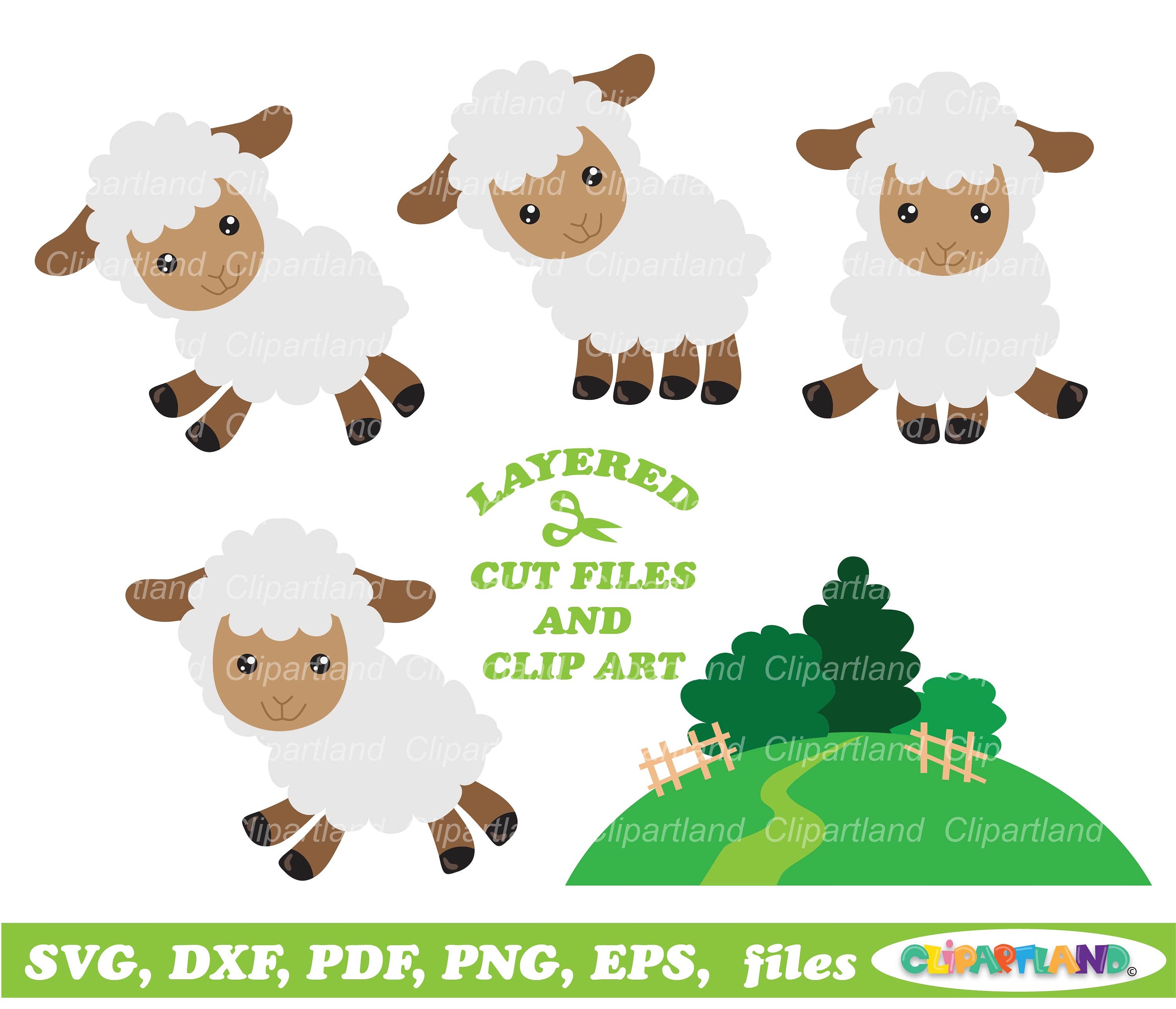 Lamb Cartoon Clipart