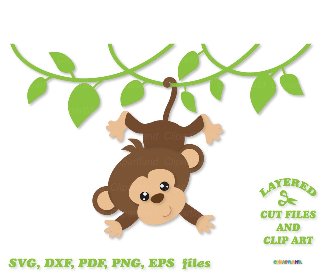 INSTANT Download. Cute Little Monkey Svg Cut Files. Personal and ...