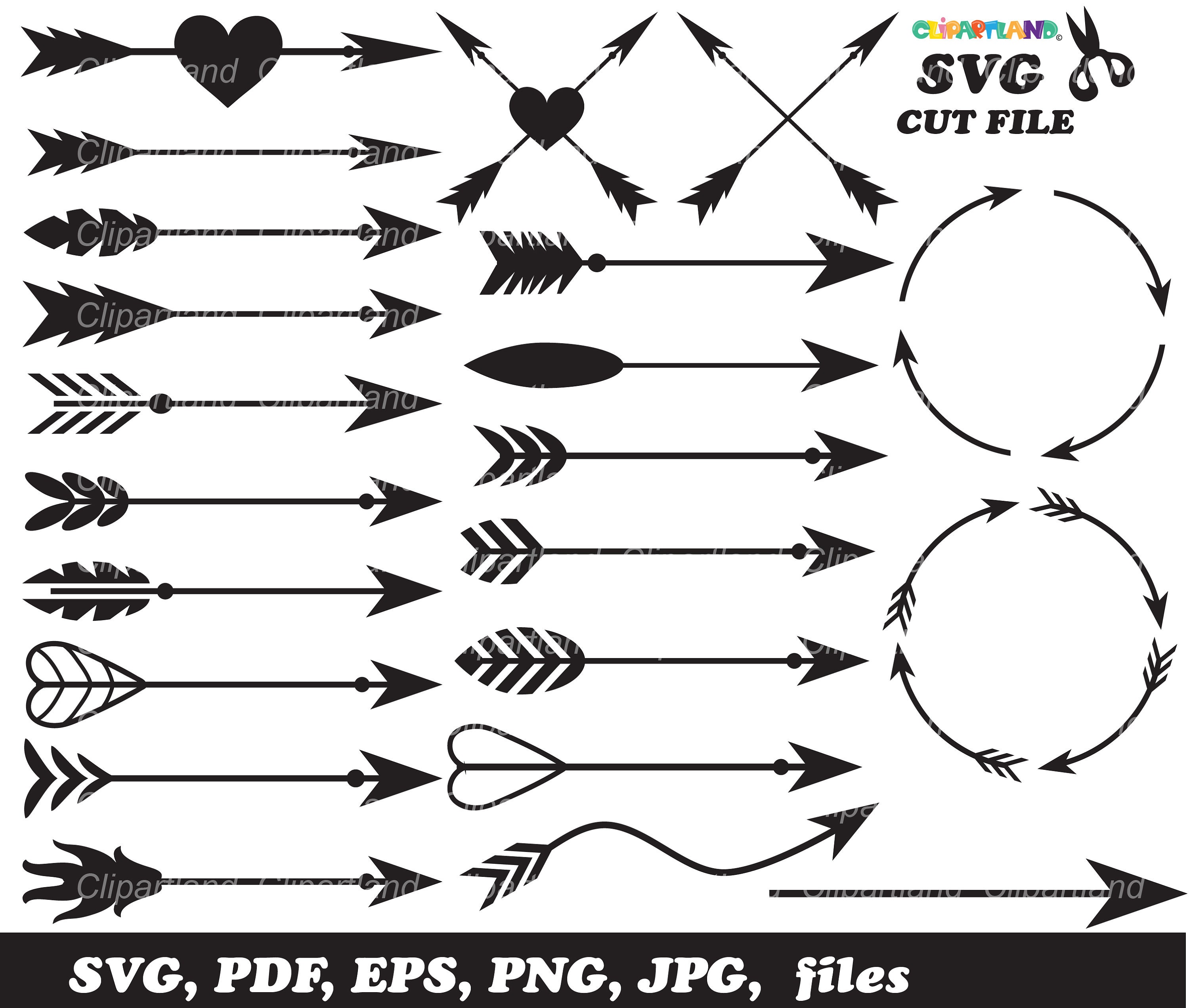 Tribal Arrow Clipart Svg