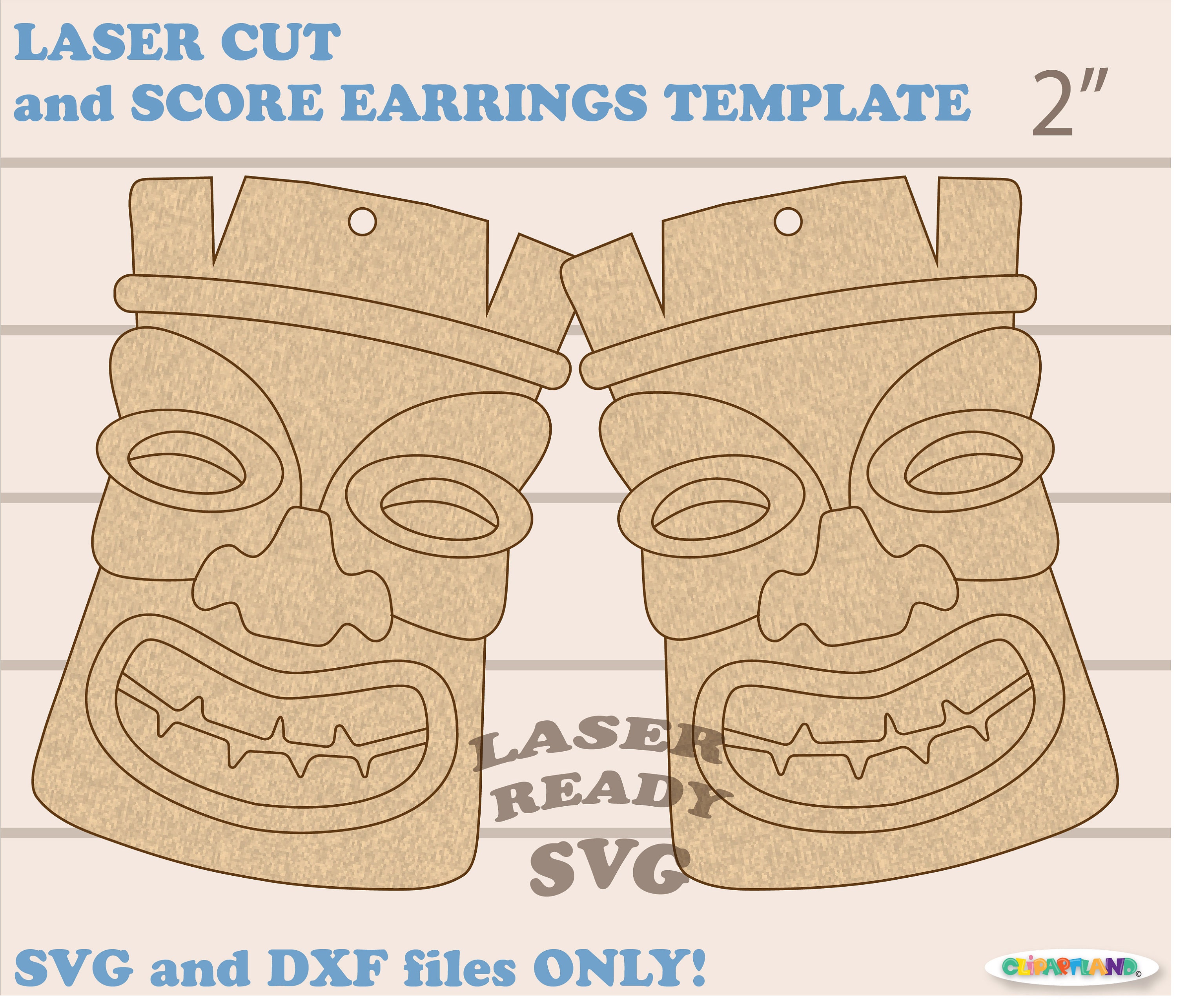 Printable Tiki Mask Template