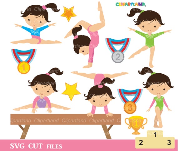 Gymnastics Split Clipart