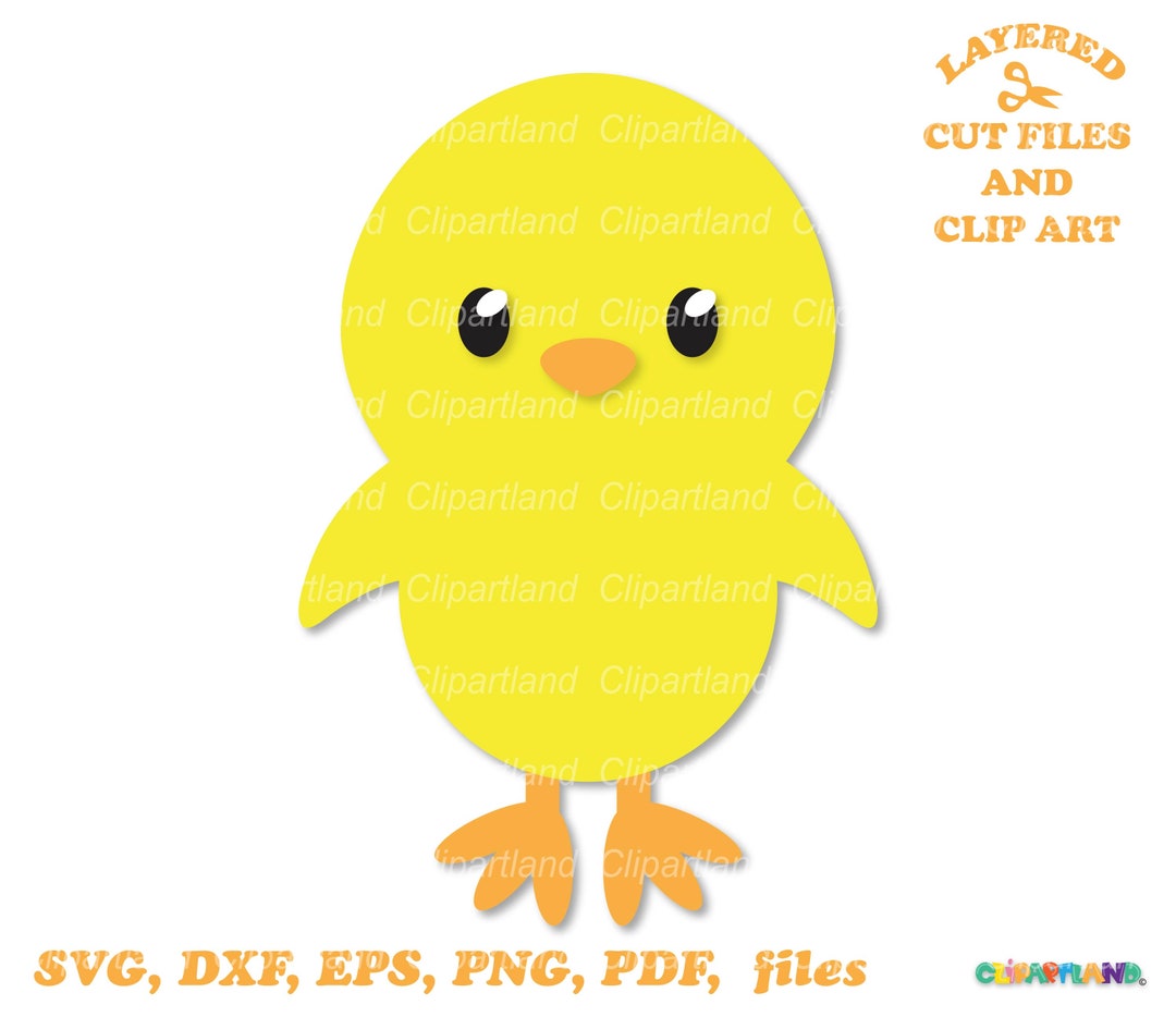 INSTANT Download. Cute Easter Chick Svg Cut File and Clip Art. C_33. - Etsy
