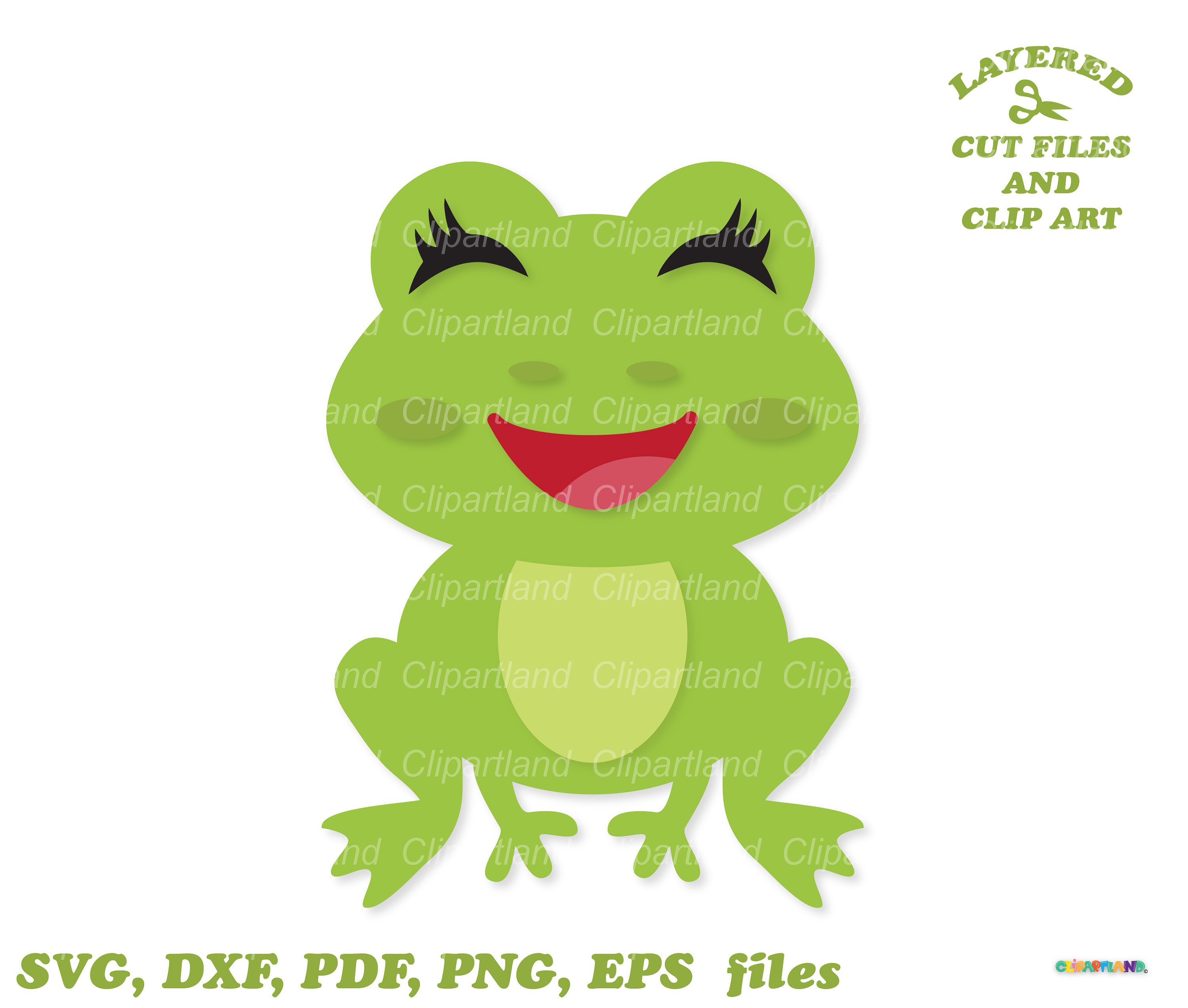 INSTANT Download. Cute Little Frog Svg Cut File and Clip Art. - Etsy Canada