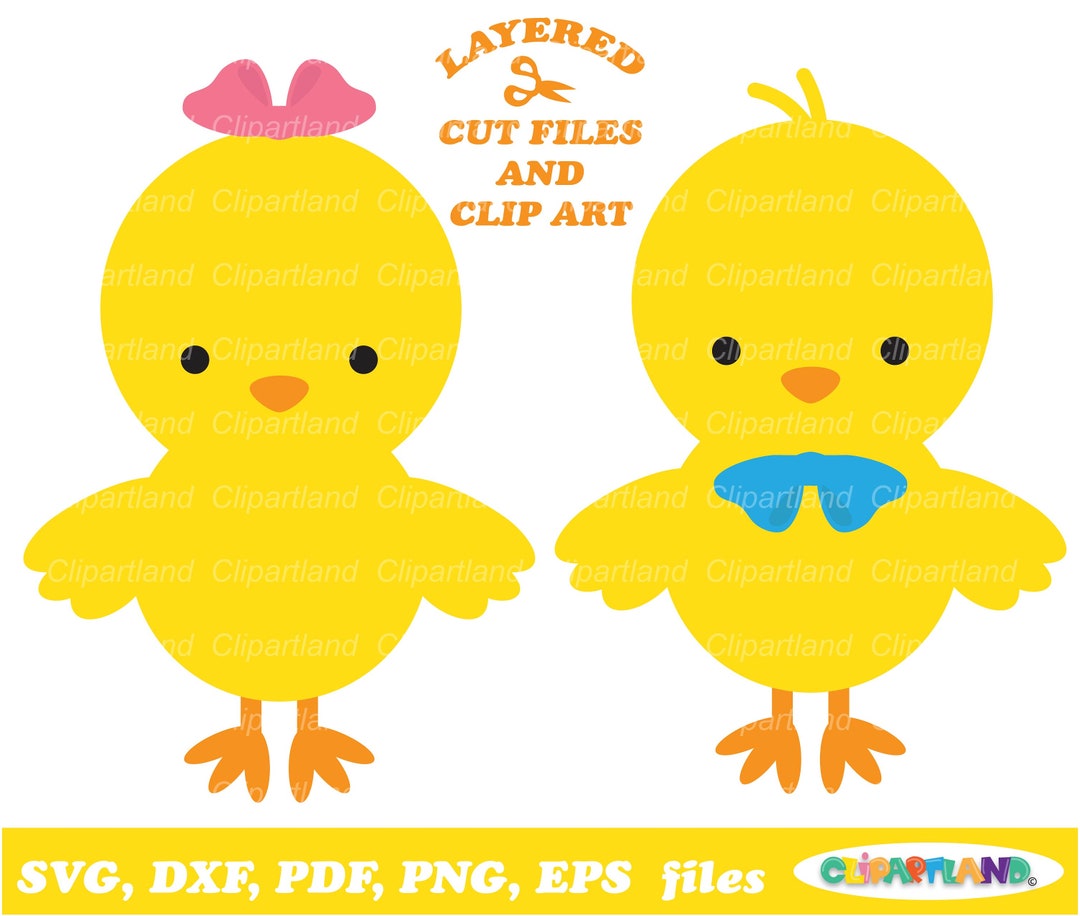 INSTANT Download. Cute Easter Chicken Svg Cut File and Clip Art. EC_1 ...