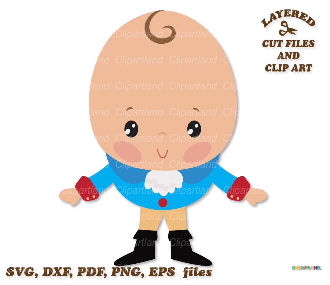 INSTANT Download. Humpty Dumpty. Cute Nursery Rhyme Character Cut Files ...