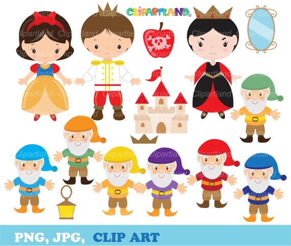 INSTANT Download. Snow White Clip Art. CS_3. Personal and | Etsy