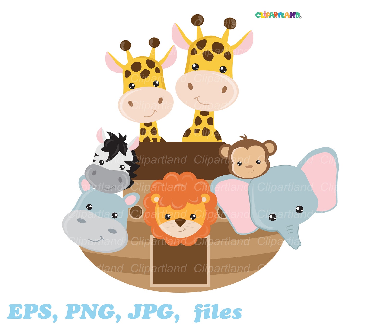 INSTANT Download. Noah Ark Clip Art. Ca_17 . Personal and | Etsy