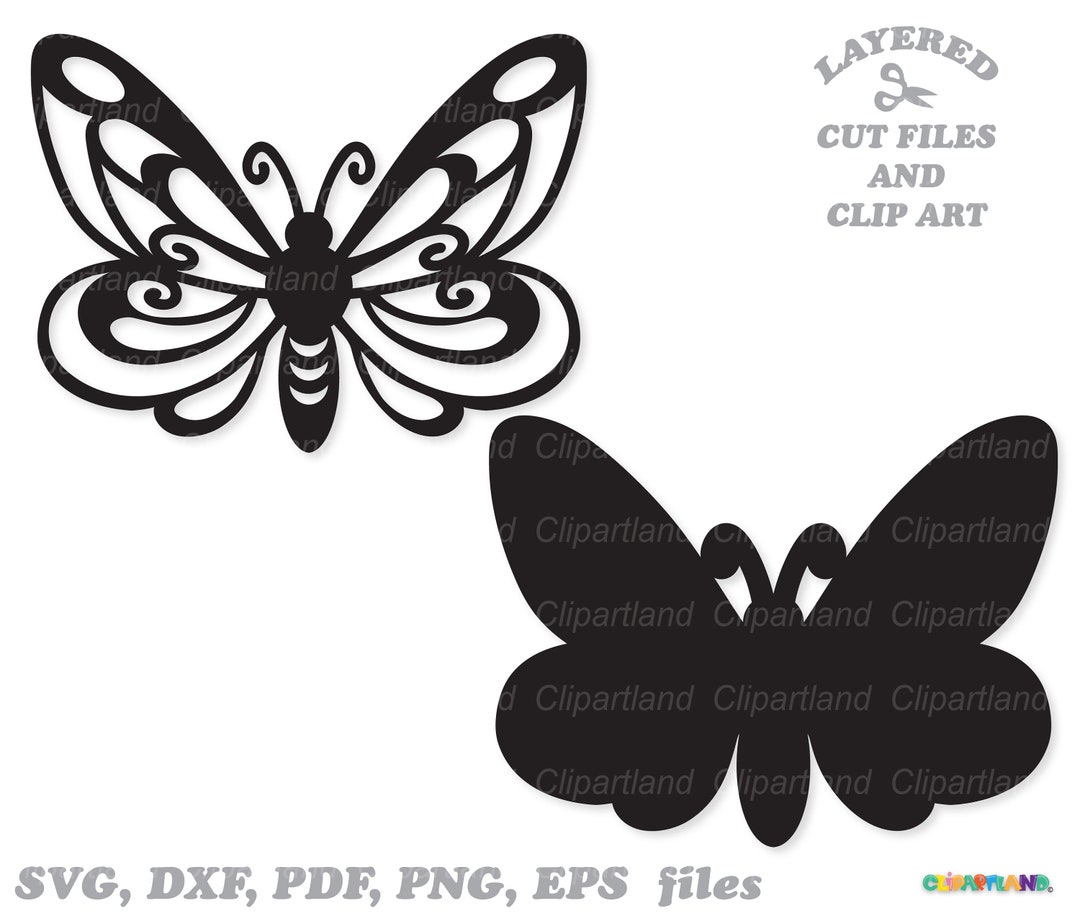 INSTANT Download. Commercial License is Included ! Cute Butterfly Cut ...