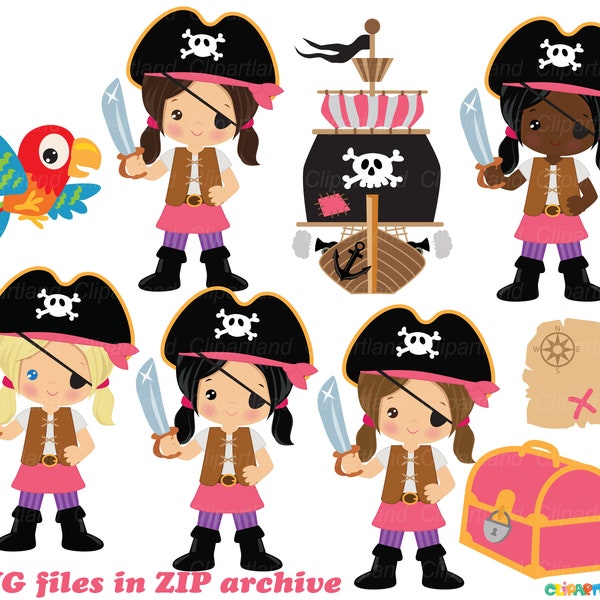Pirate Girl - Etsy