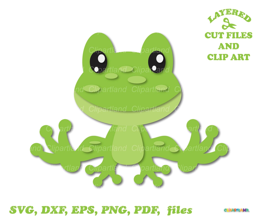 INSTANT Download. Cute Little Frog Svg Cut File and Clip Art. F_13. - Etsy