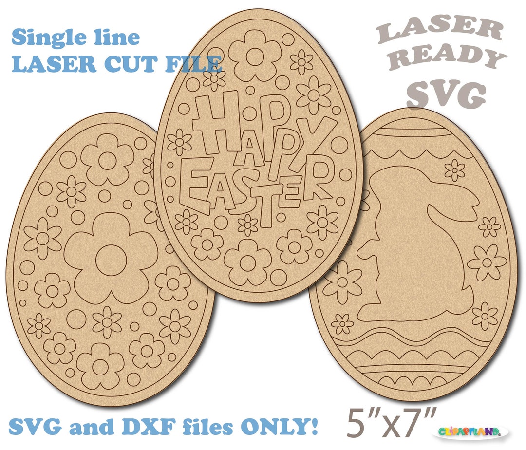 INSTANT Download. SVG Paint Kit. Happy Easter DIY Coloring Easter Eggs ...