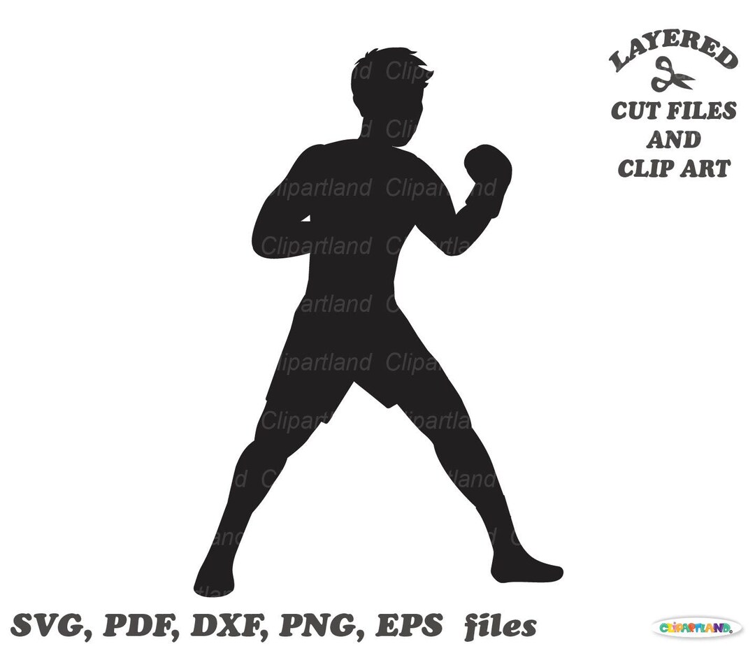 INSTANT Download. Boxer Silhouette Svg Cut File and Clip Art. Personal ...