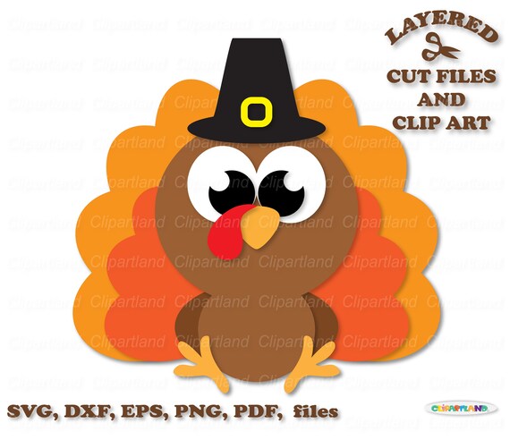 November Turkey Clip Art Thanksgiving Turkey Watercolor Illustration