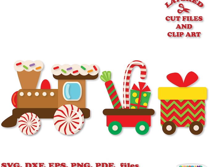 Christmas Gingerbread Train SVG, Gingerbread Train PNG Clip Art ...