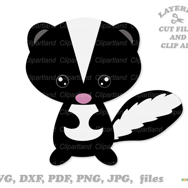 Skunk Clip Art - Etsy