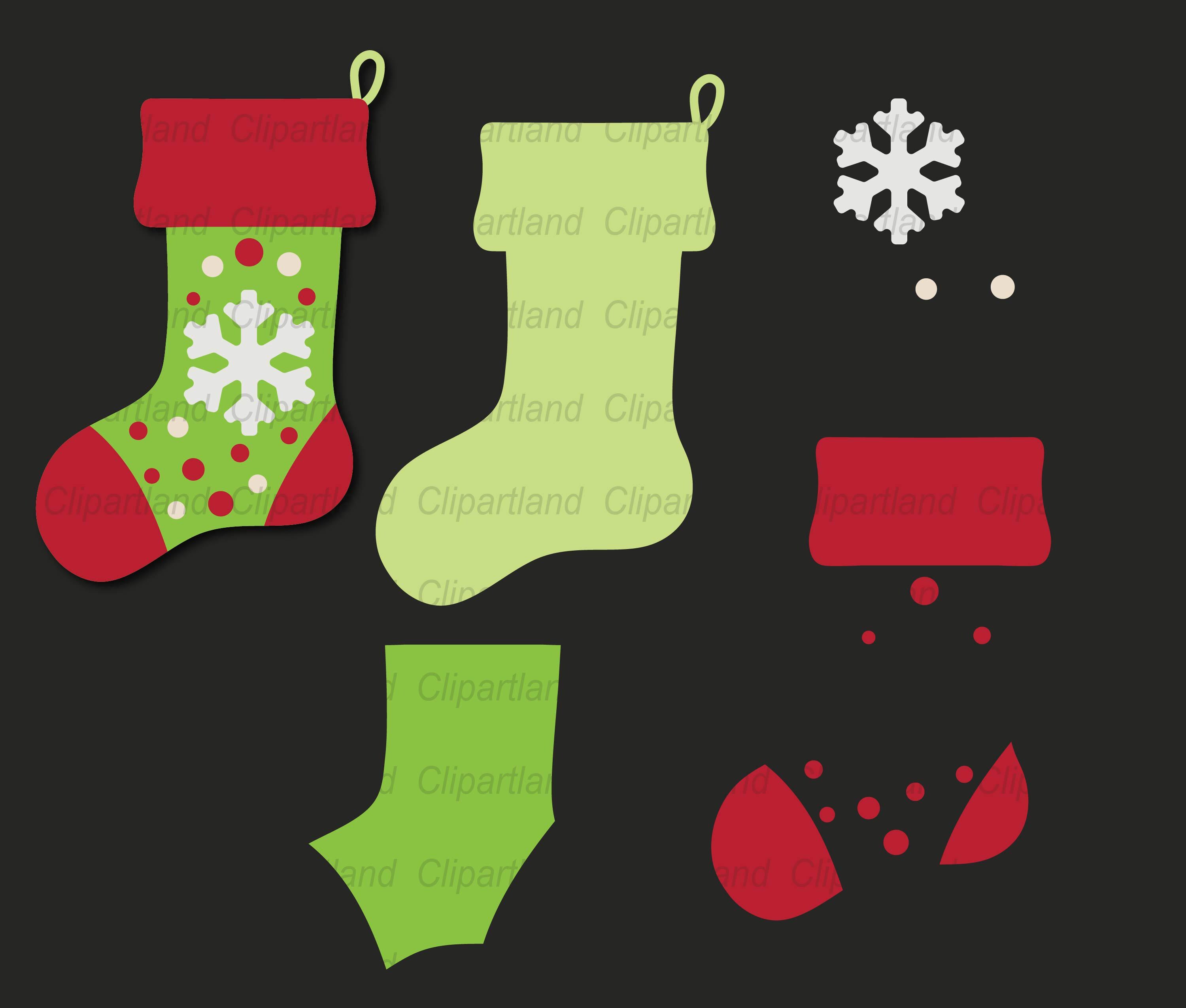 INSTANT Download. Christmas Stocking SVG Cut File. Personal and ...