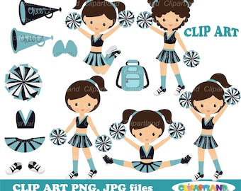 Cheerleader Clip Art | Etsy
