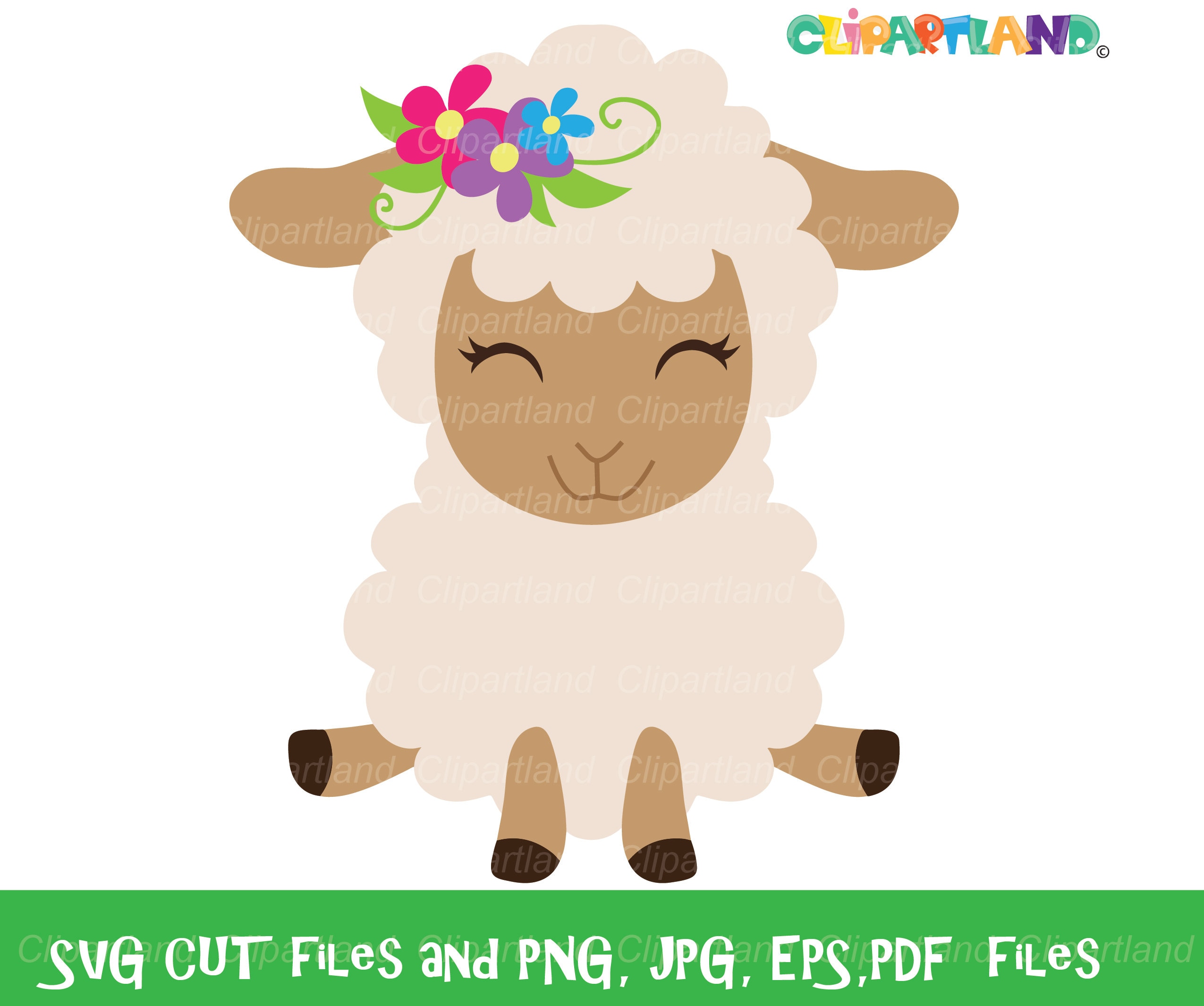 I Love Ewe ClipArt digital clip art Kristi W Designs clipart PNG JPEG ...