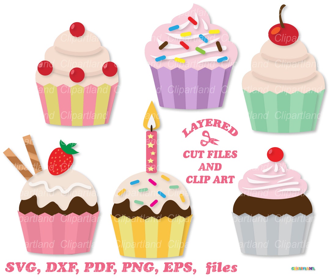 INSTANT Download. Cupcake Cut File Svg. Commercial License is Included ...