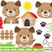 INSTANT Download. Commercial License is Included! Puppy Dog Bundle Cut ...