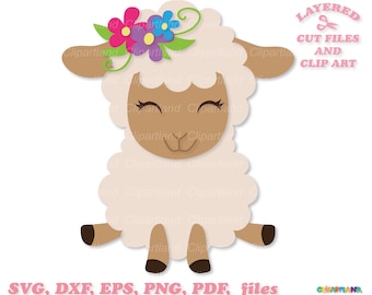 Cute Little Sheep SVG - Etsy