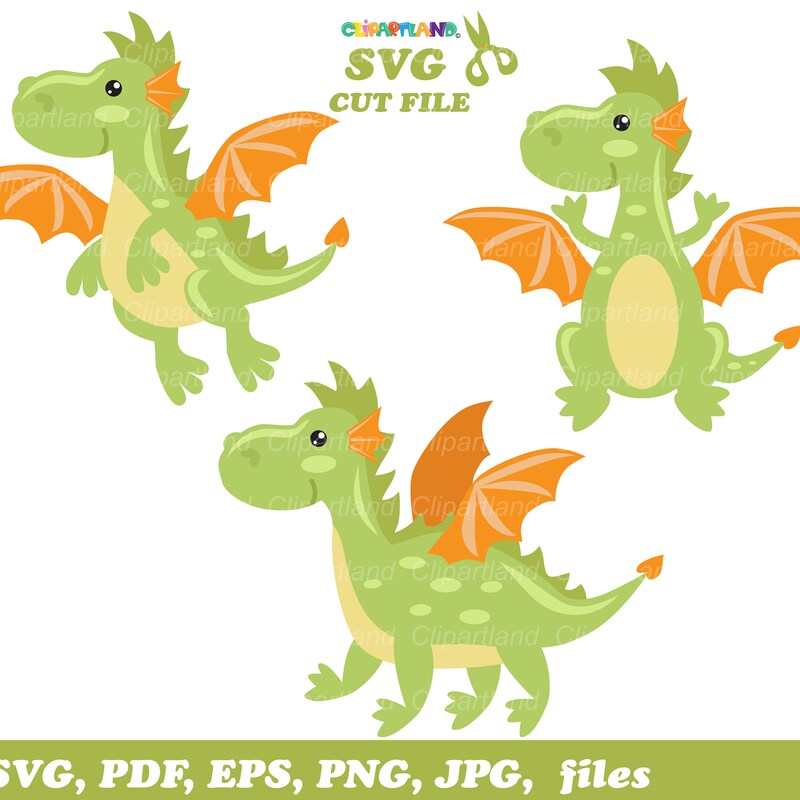 Dragon Svg - Etsy