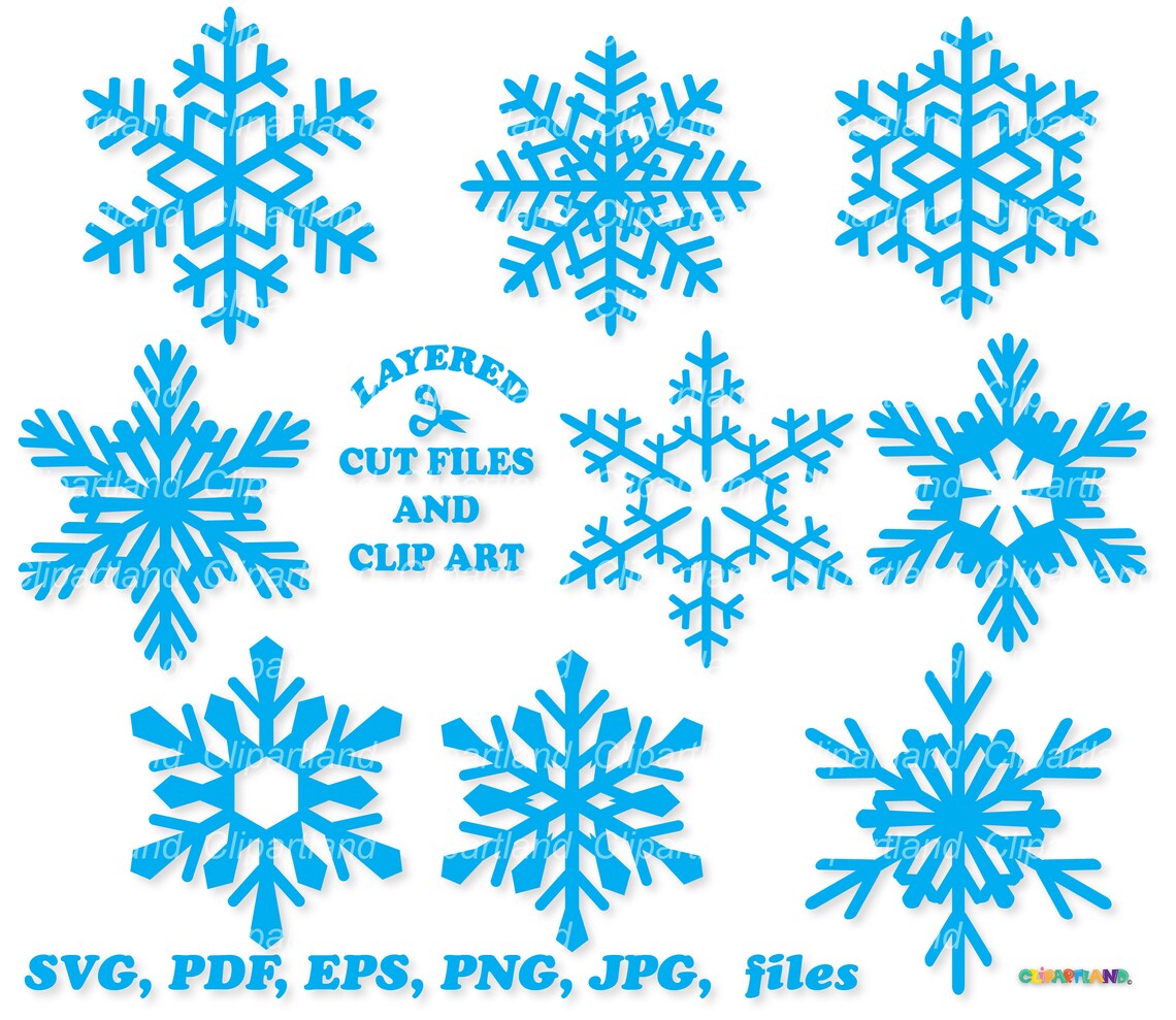 INSTANT Download. Snowflake Svg Cut Files. Personal and Commercial Use ...