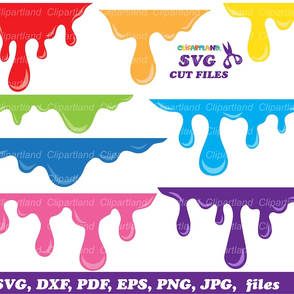 Drip Svg - Etsy