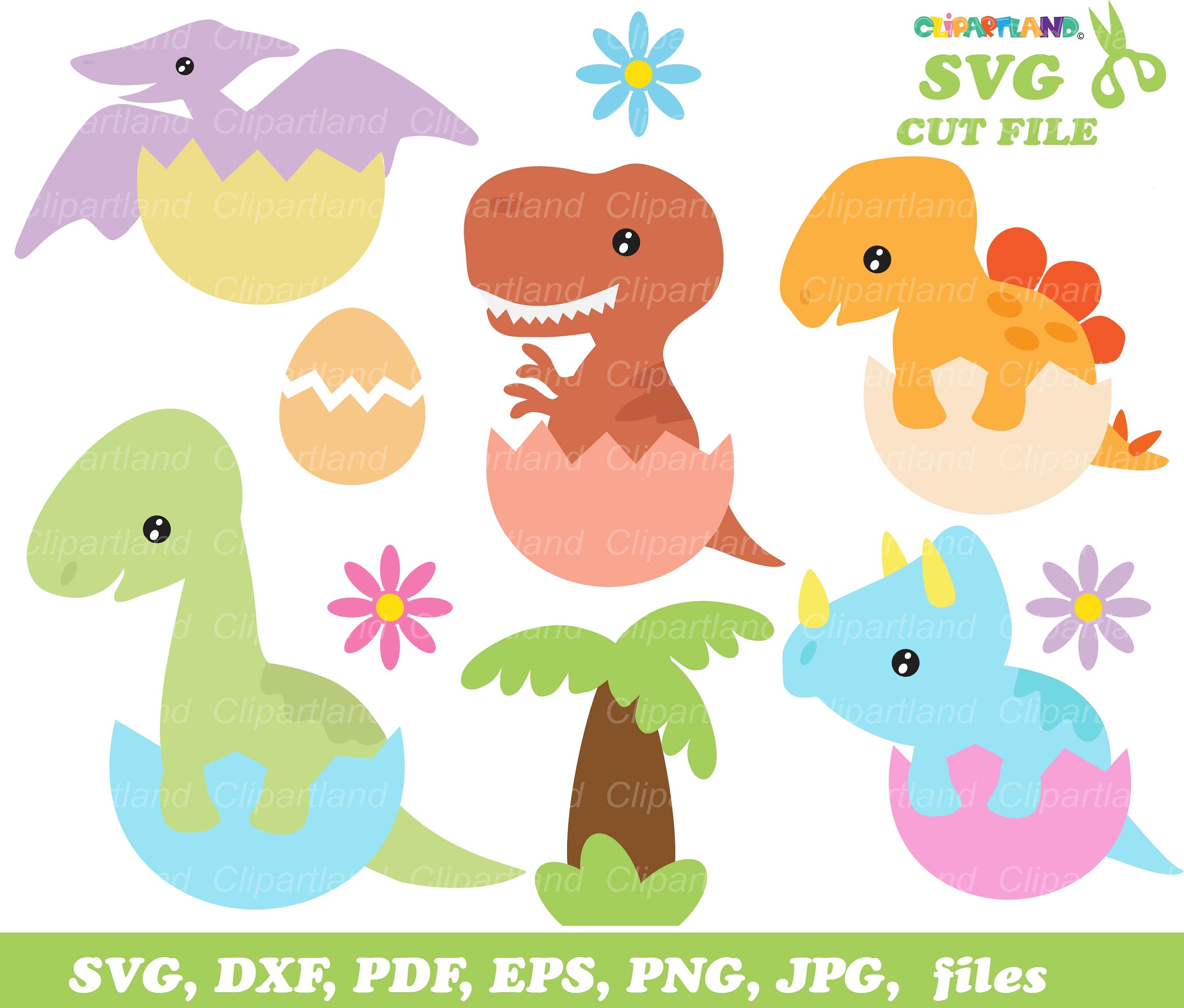 Baby Dinosaur Egg Clip Art