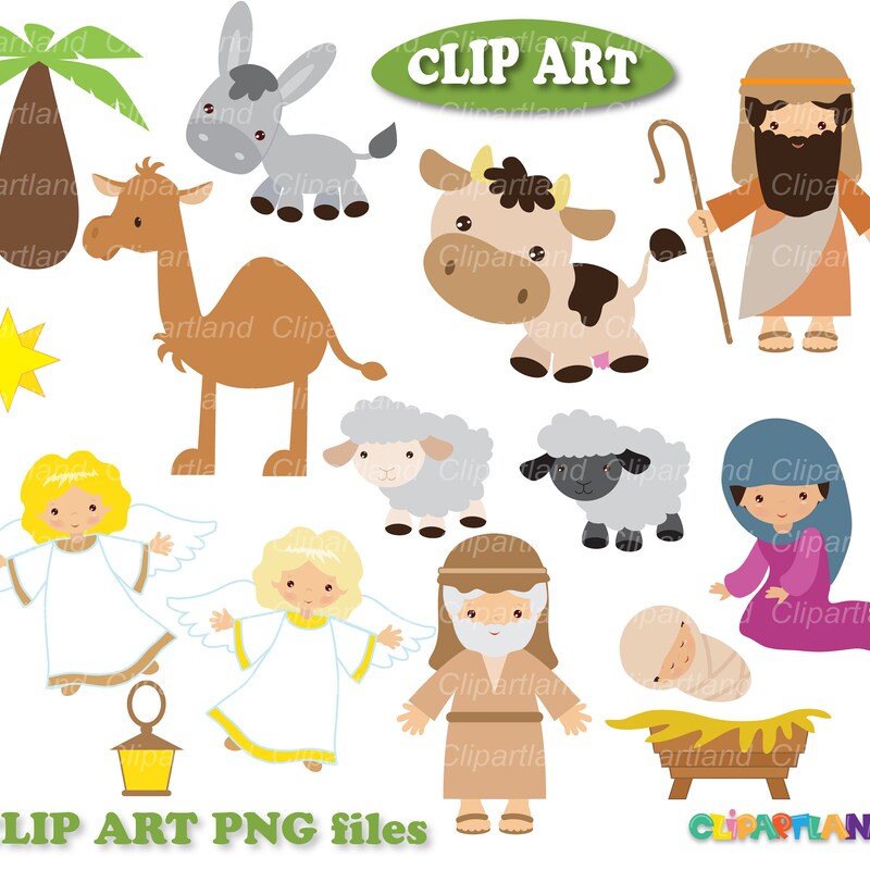 Nativity Clip Art - Etsy