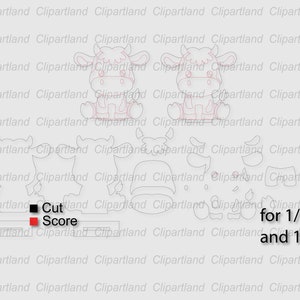 INSTANT Download. Cute Sitting Cow for Laser Cutting. Single Line Svg ...