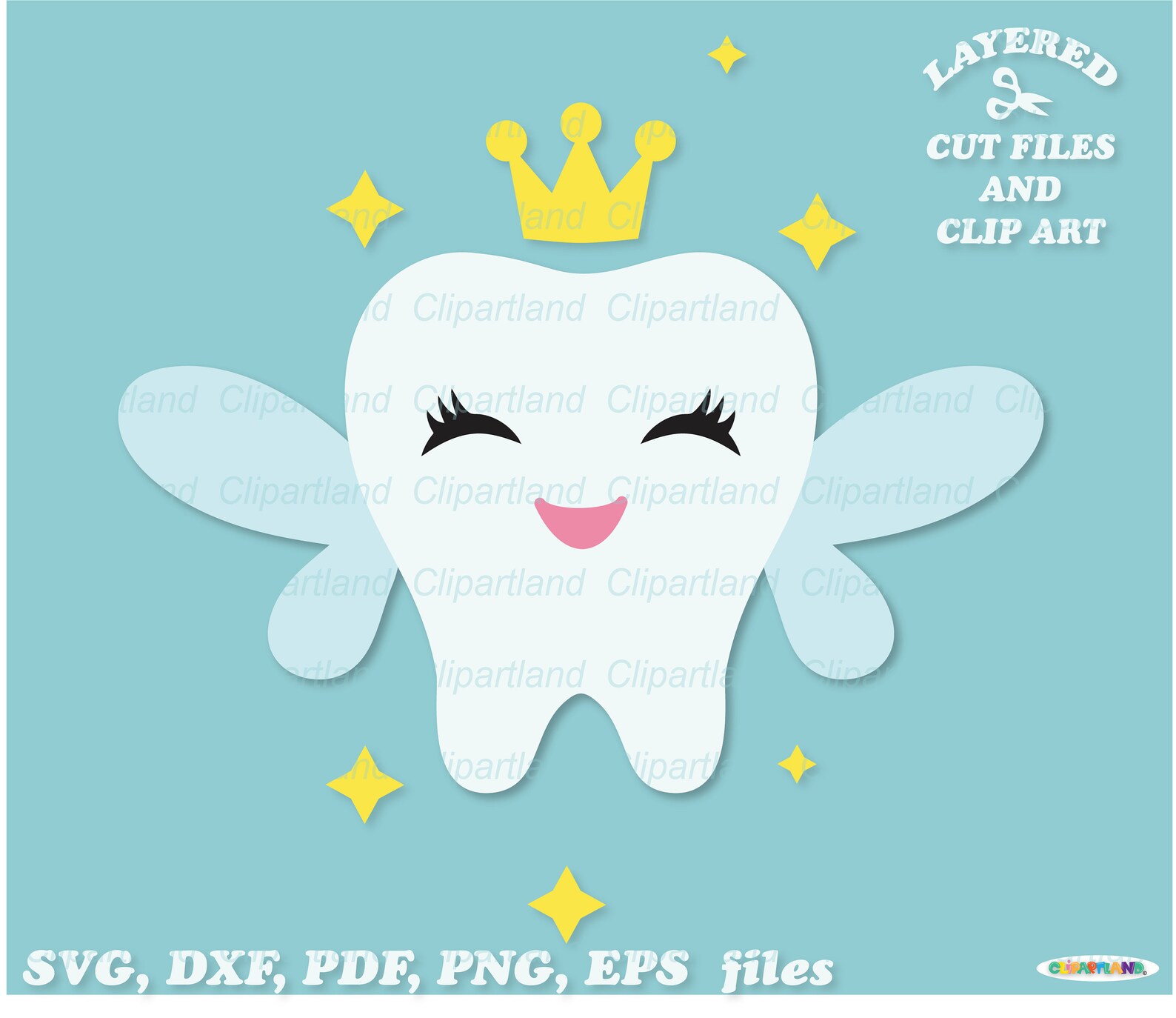 INSTANT Download. Cute Tooth Fairy Cut File and Clip Art Svg ...