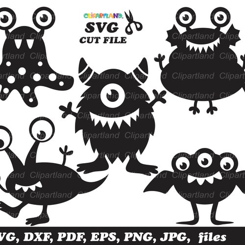 INSTANT Download. Monster Layered Svg Cut Files. M_32. - Etsy