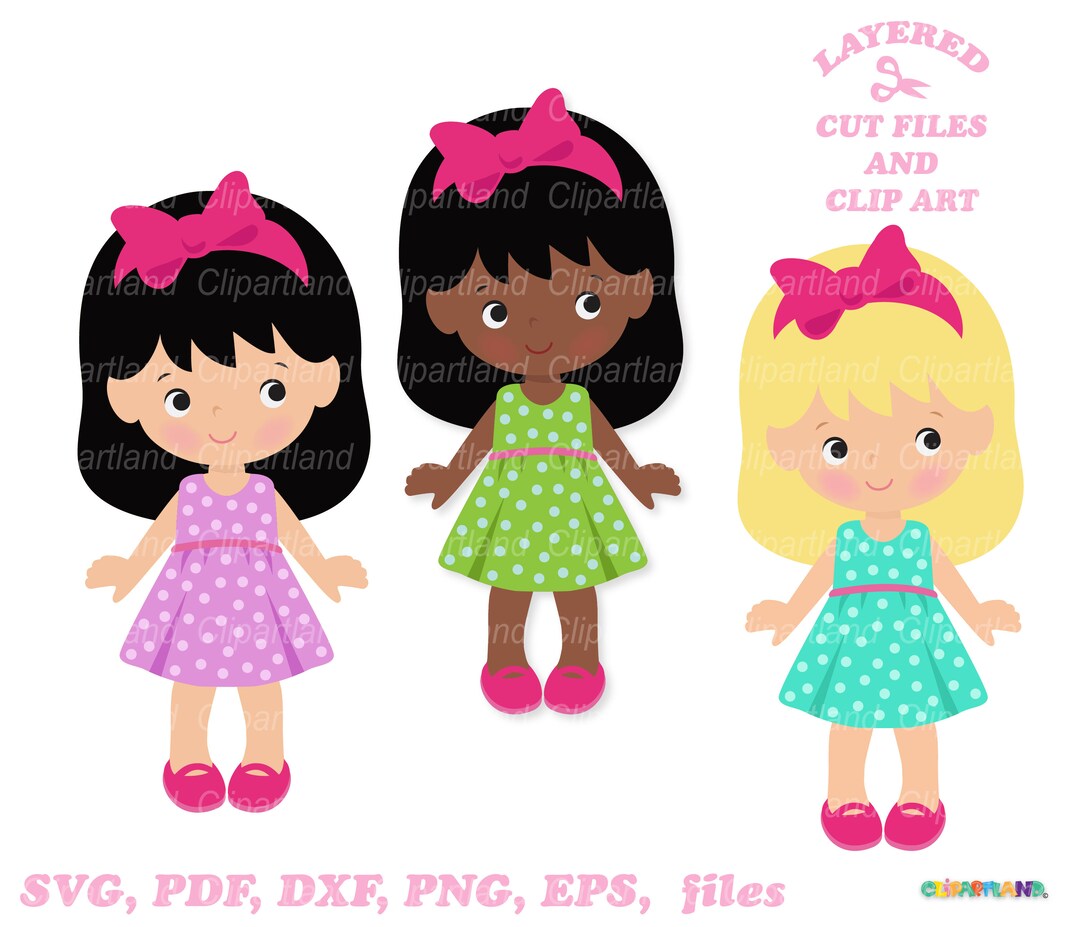 INSTANT Download. Cute Summer Girl Svg Cut File and Clip Art ...